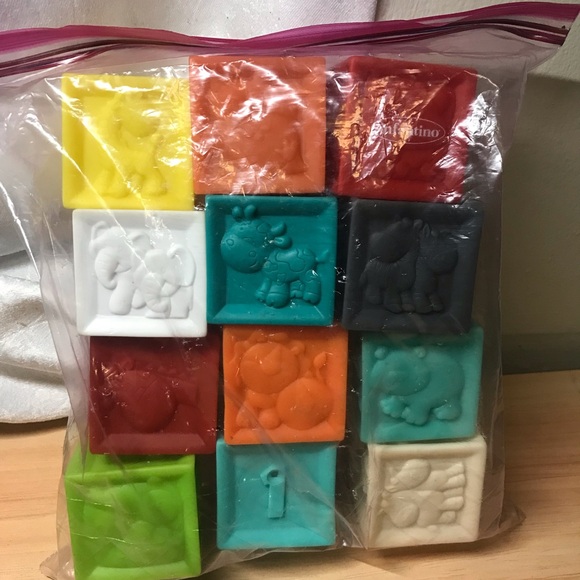 Infantino | Toys | Infantino Squeeze And Stack Block Set Colorful ...